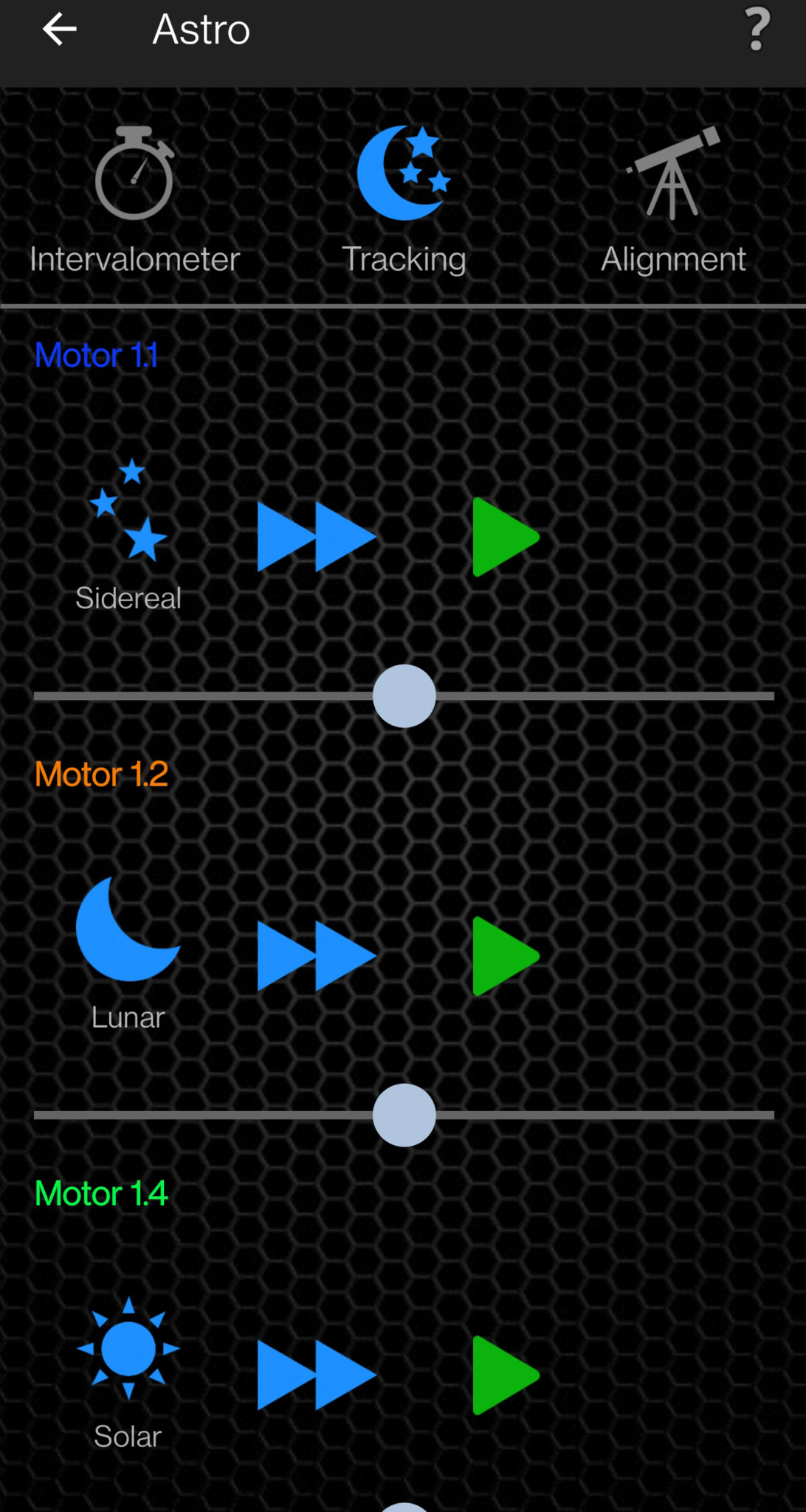 Astro-Tracking - Black Forest Motion