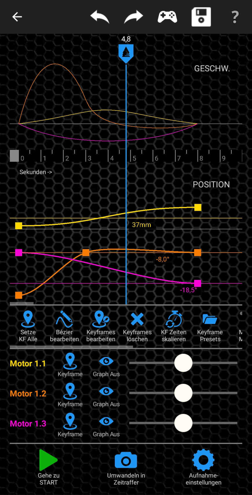PINE Motion App - Black Forest Motion